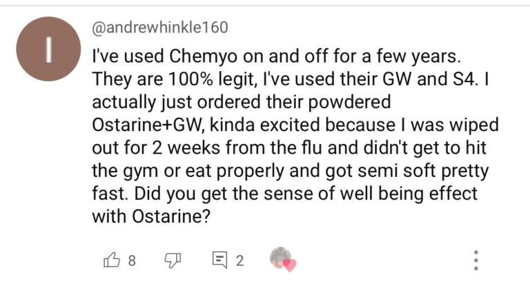 Chemyo Review: Are Their SARMs Effective? - Inside Bodybuilding